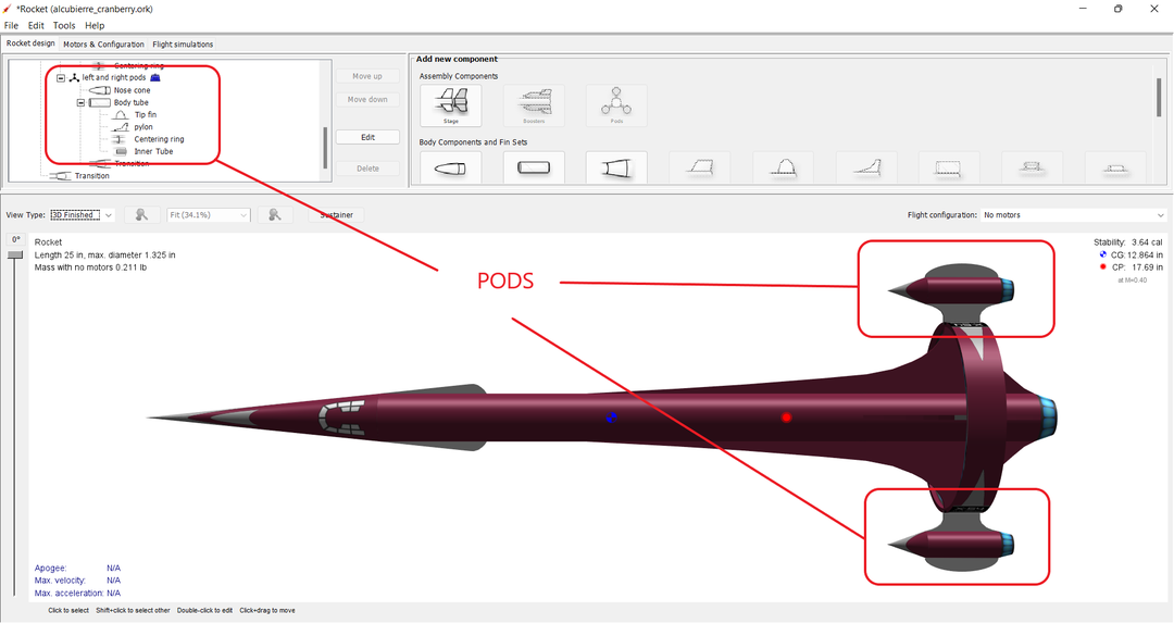 Assembly Components Basics - OpenRocket wiki